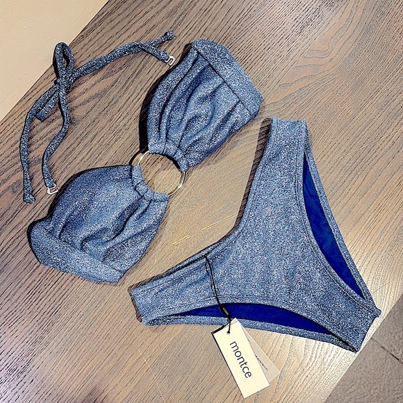 Swim | Montce Blue Sparkle Bikini | Poshmark